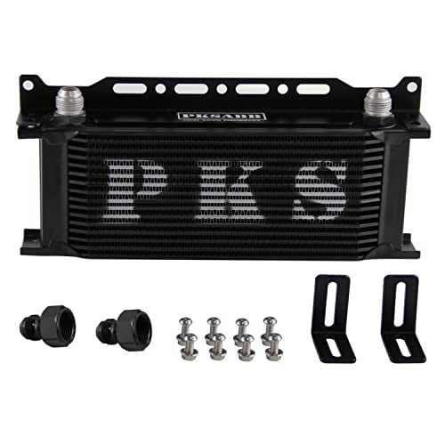 16 Row Oil Cooler Mounting Bracket Kit 10AN Stacked Plate Engine Oil ...