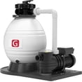 16" Sand Filter with 1HP or 3/4HP Pump, 23000/3800GPH Pool Sand Filter ...
