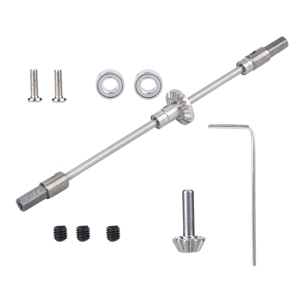 16 Scale RC Car Metal Gear Bridge Rear Roller Axle Vehicle Model ...