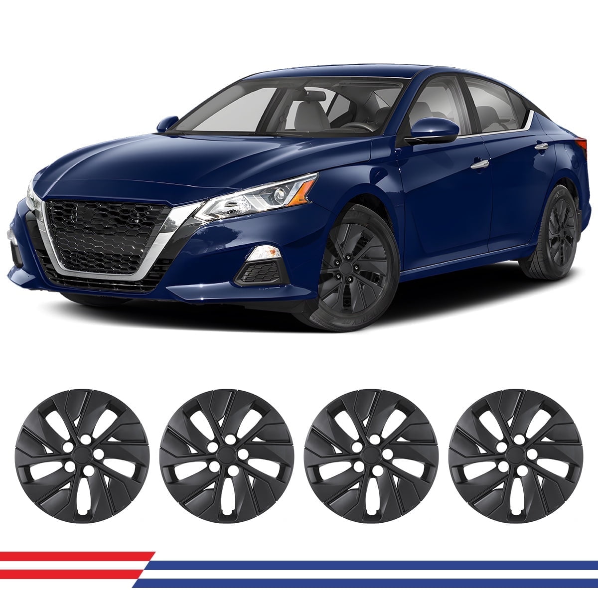 16" Set of 4 Hubcaps Wheel Rims Cover for 2019-2025 Nissan Altima ...