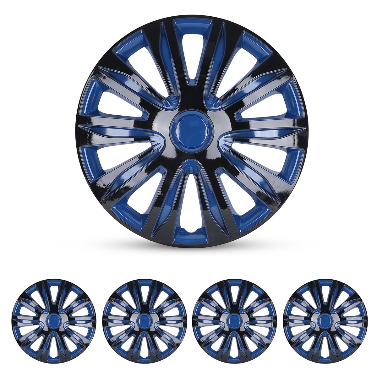 16" Set Of 4 Universal Wheel Rim Cover Hubcaps Snap On Hubcaps Full Hub ...