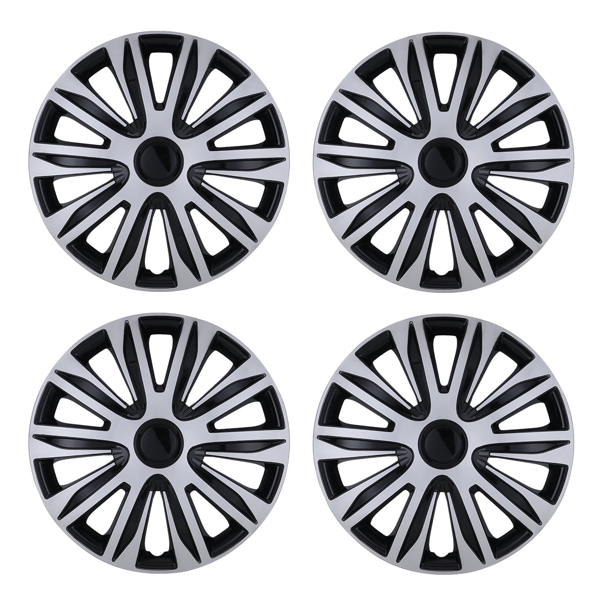 16" Set Of 4 Wheel Covers Snap On Hubcaps Full Hub Caps fit R15 Tire ...