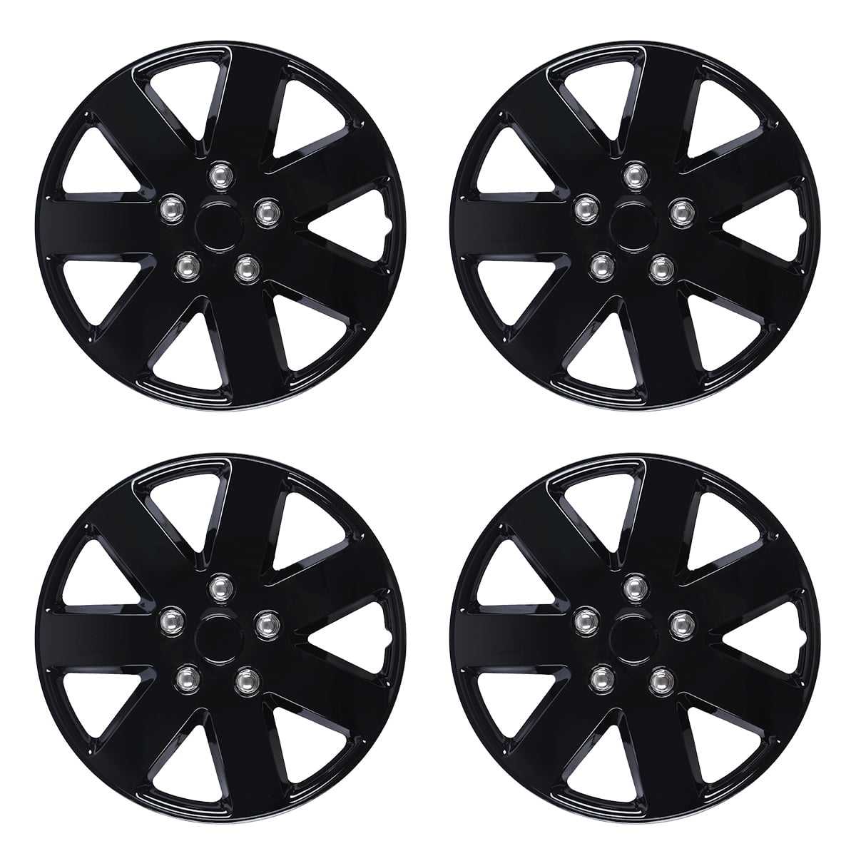 16" Set Of 4 Wheel Covers Snap On Hubcaps Full Hub Caps fit R16 Tire ...