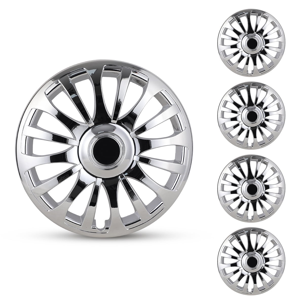 16" Set Of 4 Wheel Covers Snap On Hubcaps Full Hub Caps fit R16 Tire ...