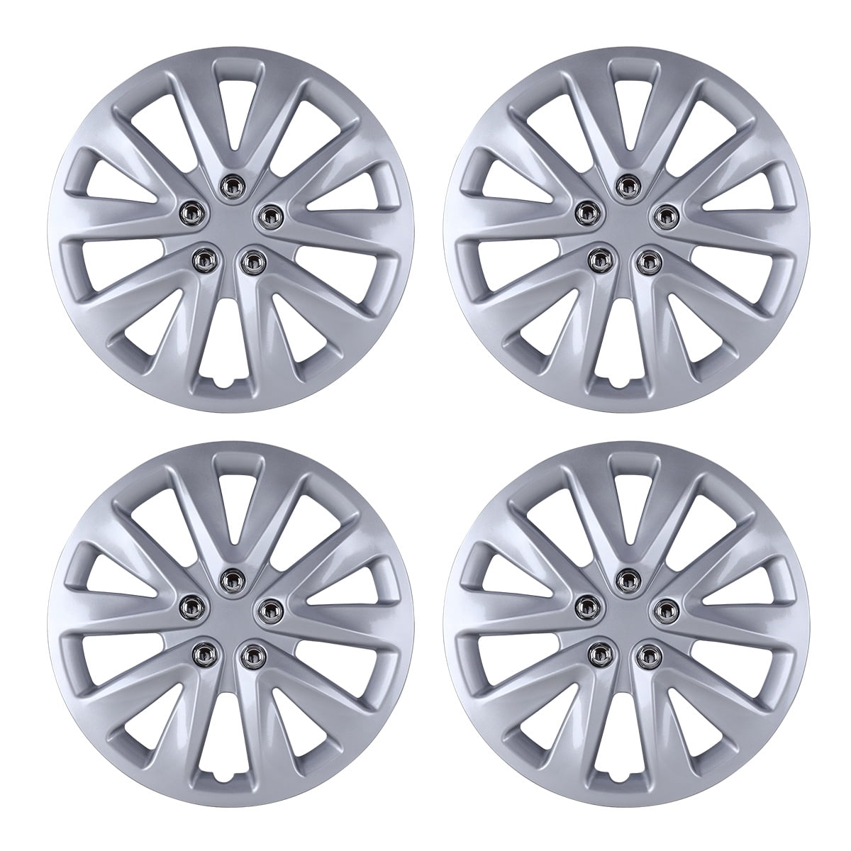 16" Set of 4 Wheel Covers Snap on Hubcaps Full Hub Caps Fit R16 Tire ...