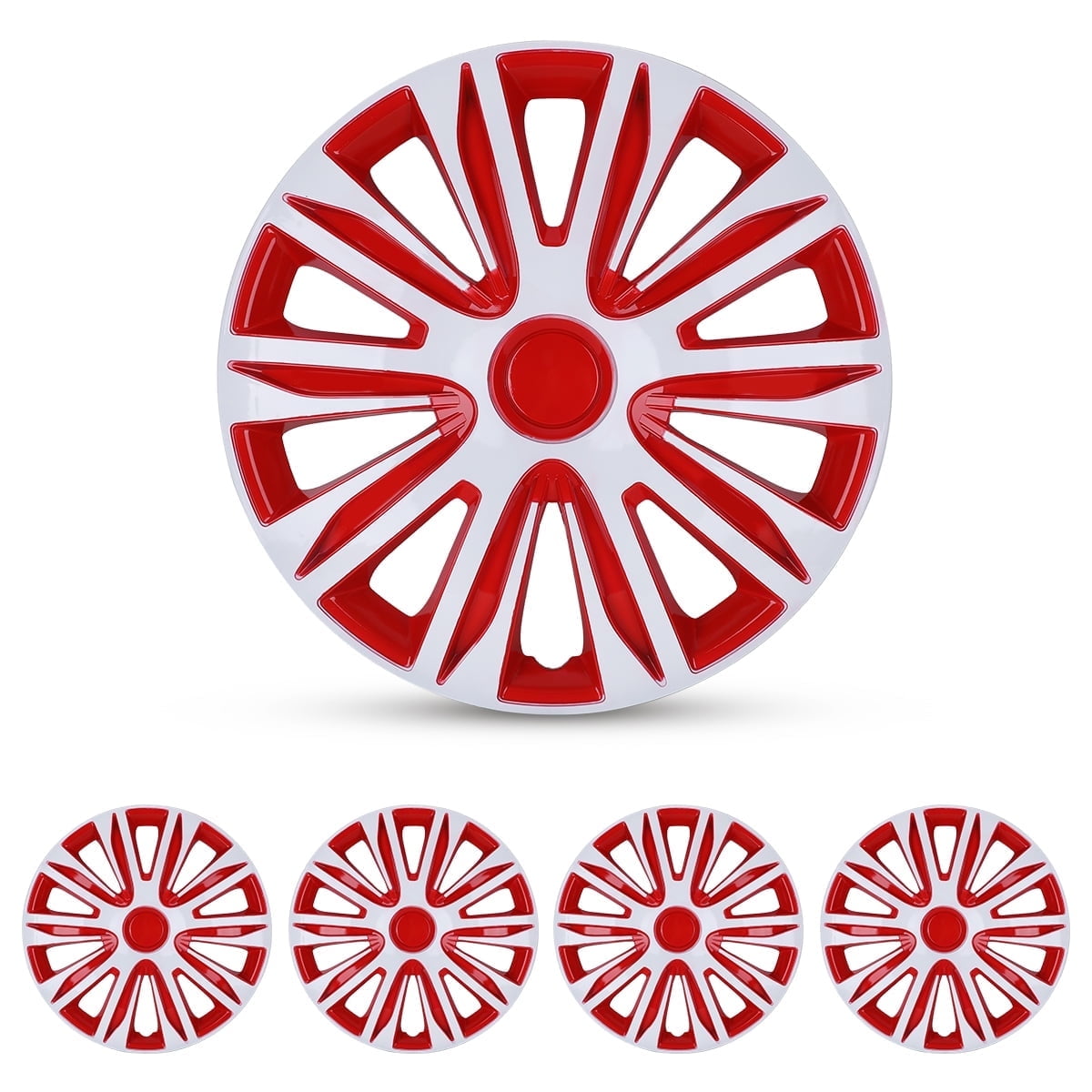 16" Set Of 4 Wheel Covers Snap On Hubcaps Full Hub Caps fit R16 Tire ...