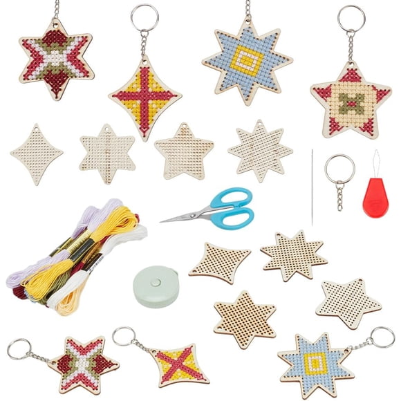 Cross Stitch Keychain