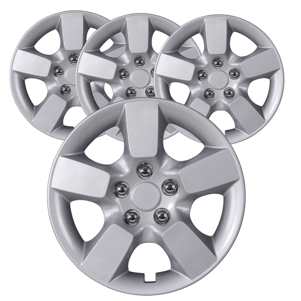 16" Set of 4 Hubcaps Wheel Rims Cover for 2008-2015 Nissan Rogue/Rogue ...