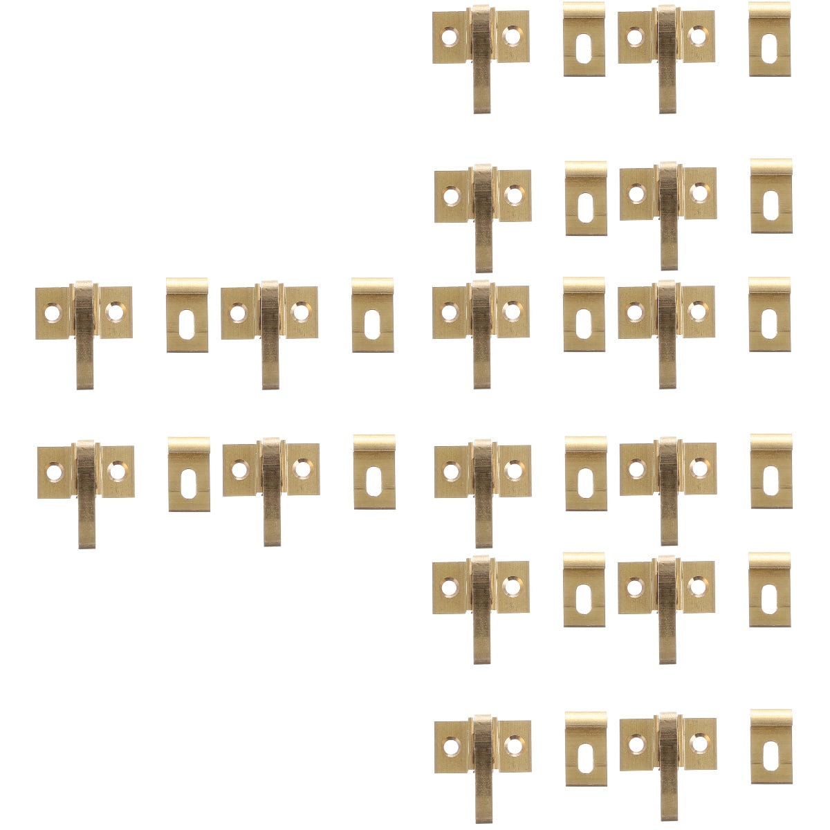 FENGGUIQU Brass Elbow Latch Heavy Duty Cabinet Window Locks Security ...