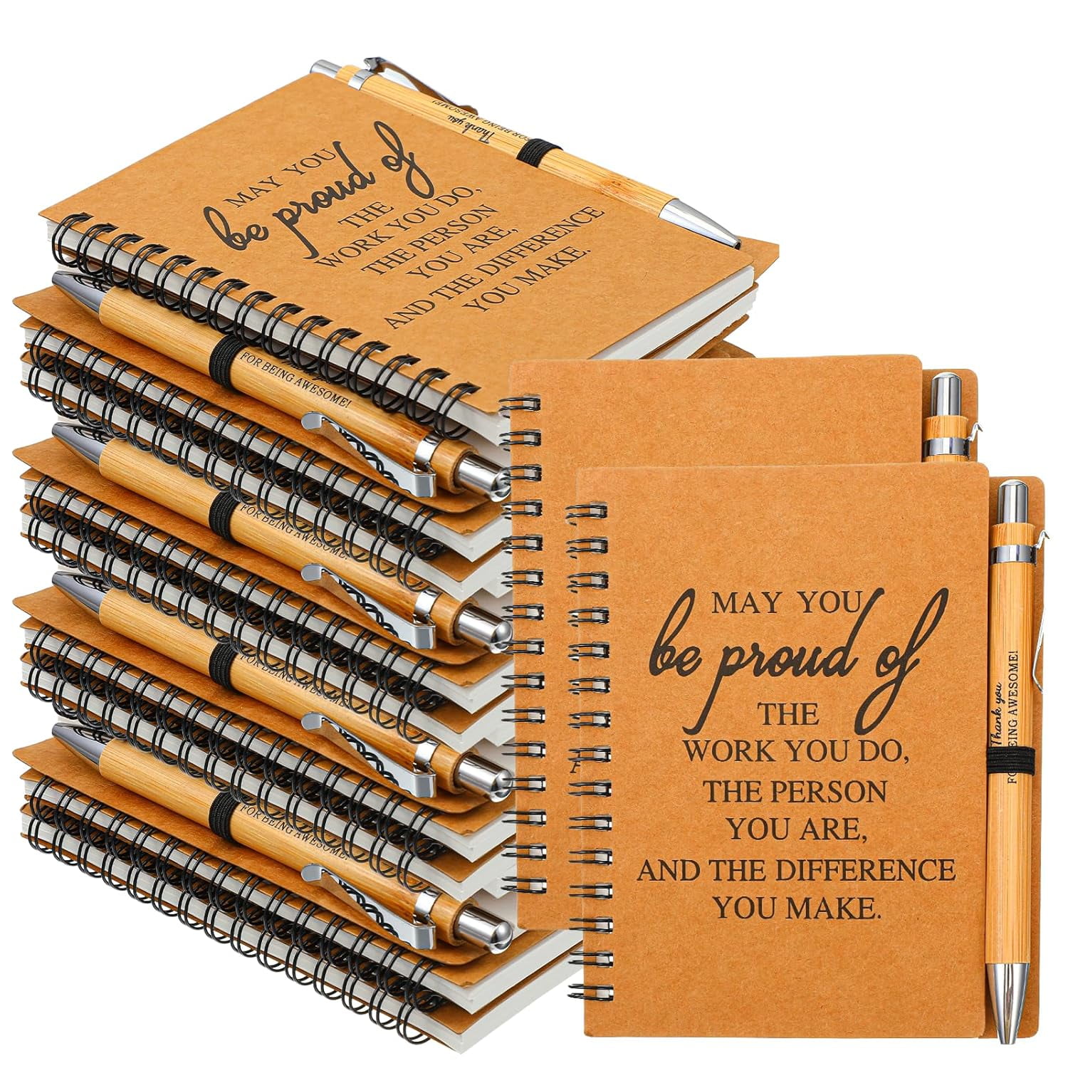 16 Sets Employee Appreciation Gifts Bulk, Appreciation Notebooks with ...