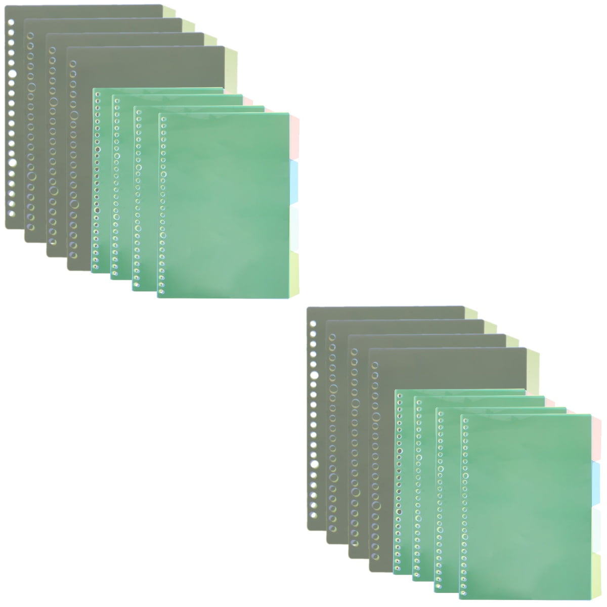 16 Sets Loose-leaf Divider Labels Note Pads Binder Dividers Page Marker ...