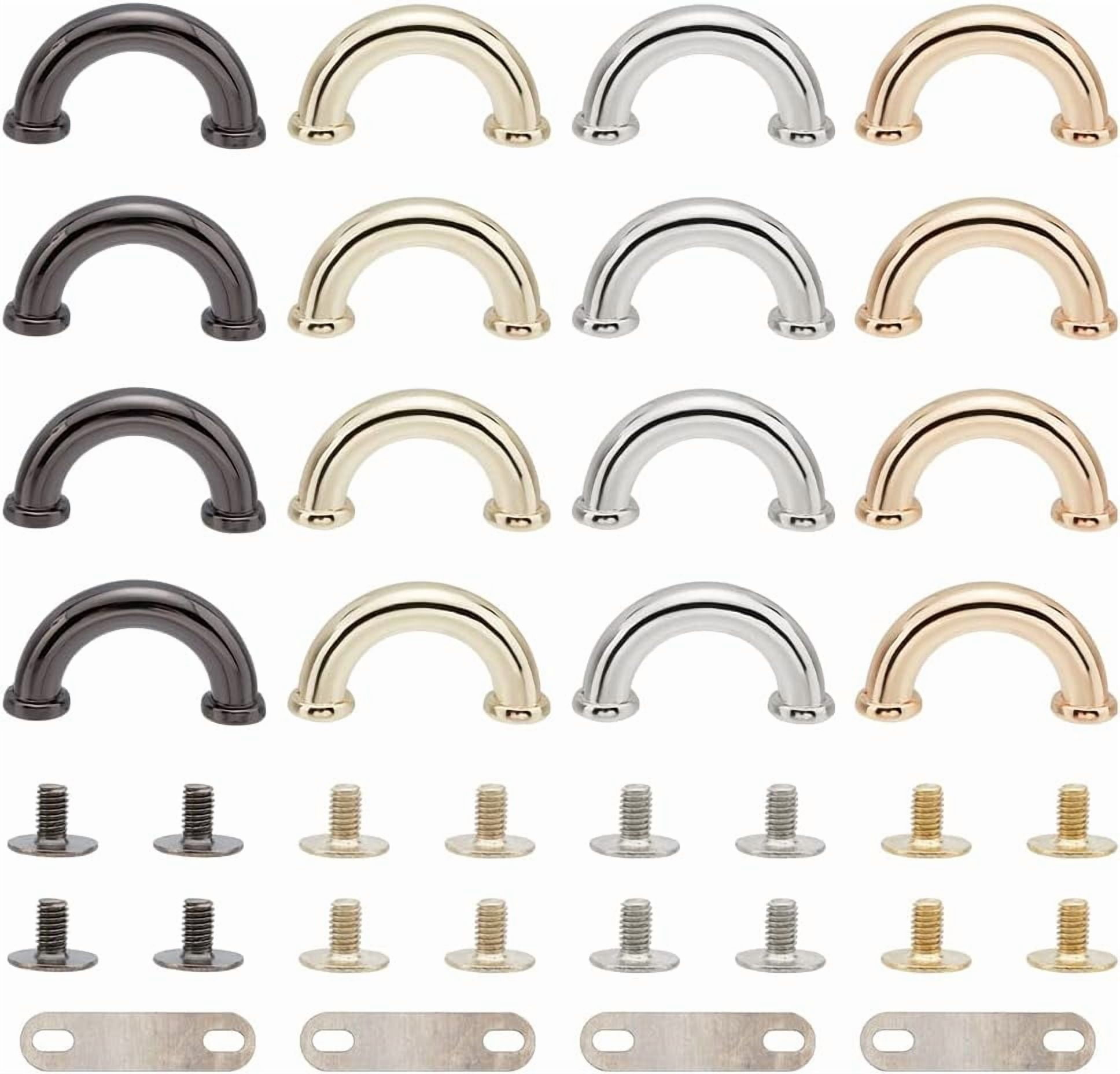 16 Sets Metal D-Ring Purse Side Connector 4 Colors Thicken Handbag ...