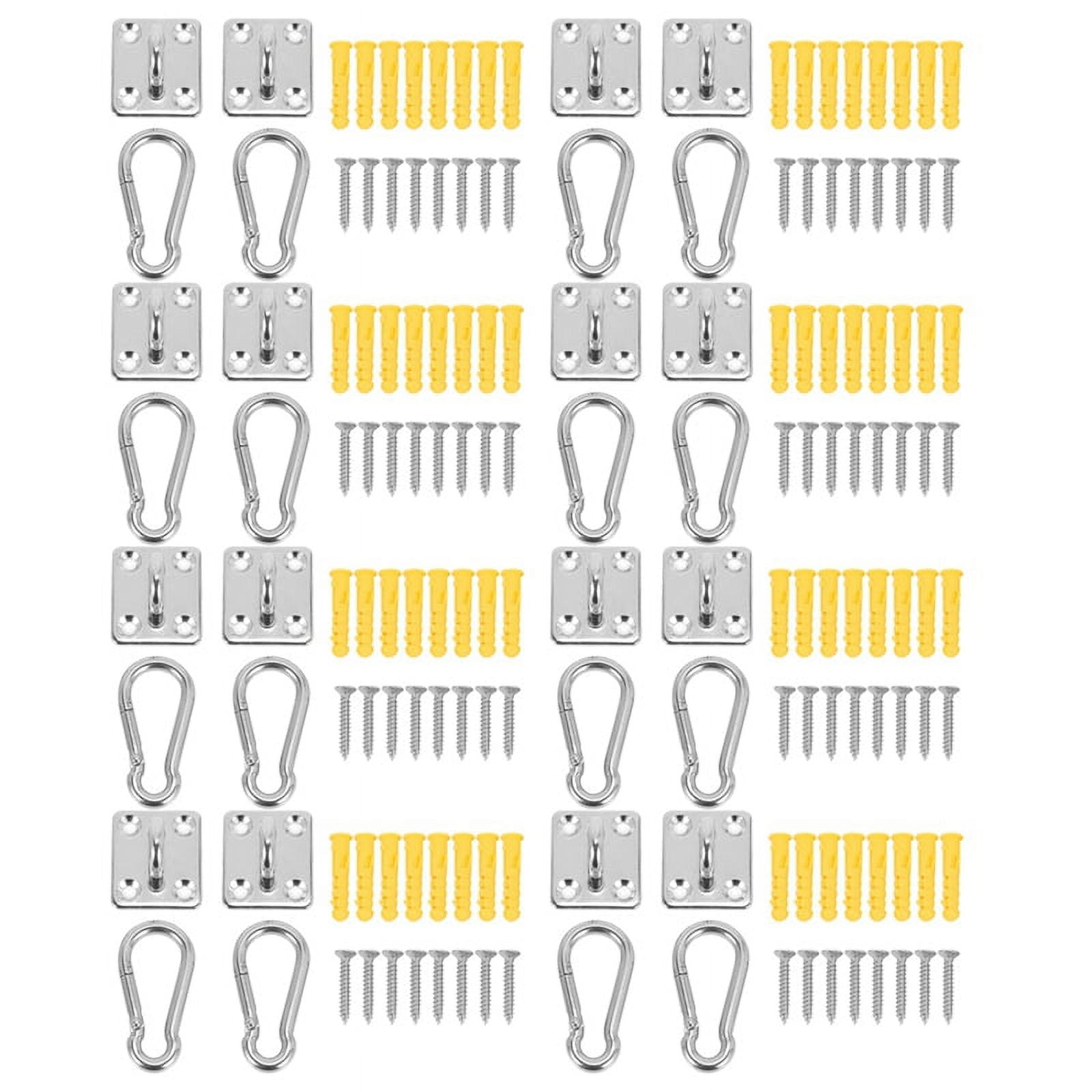 16 Sets of Suspended Ceiling Wall Mount U-Shaped Hooks Stainless Steel ...