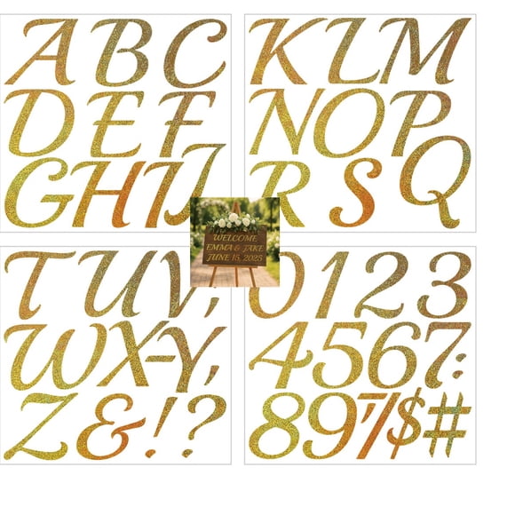 Poster Board Letters