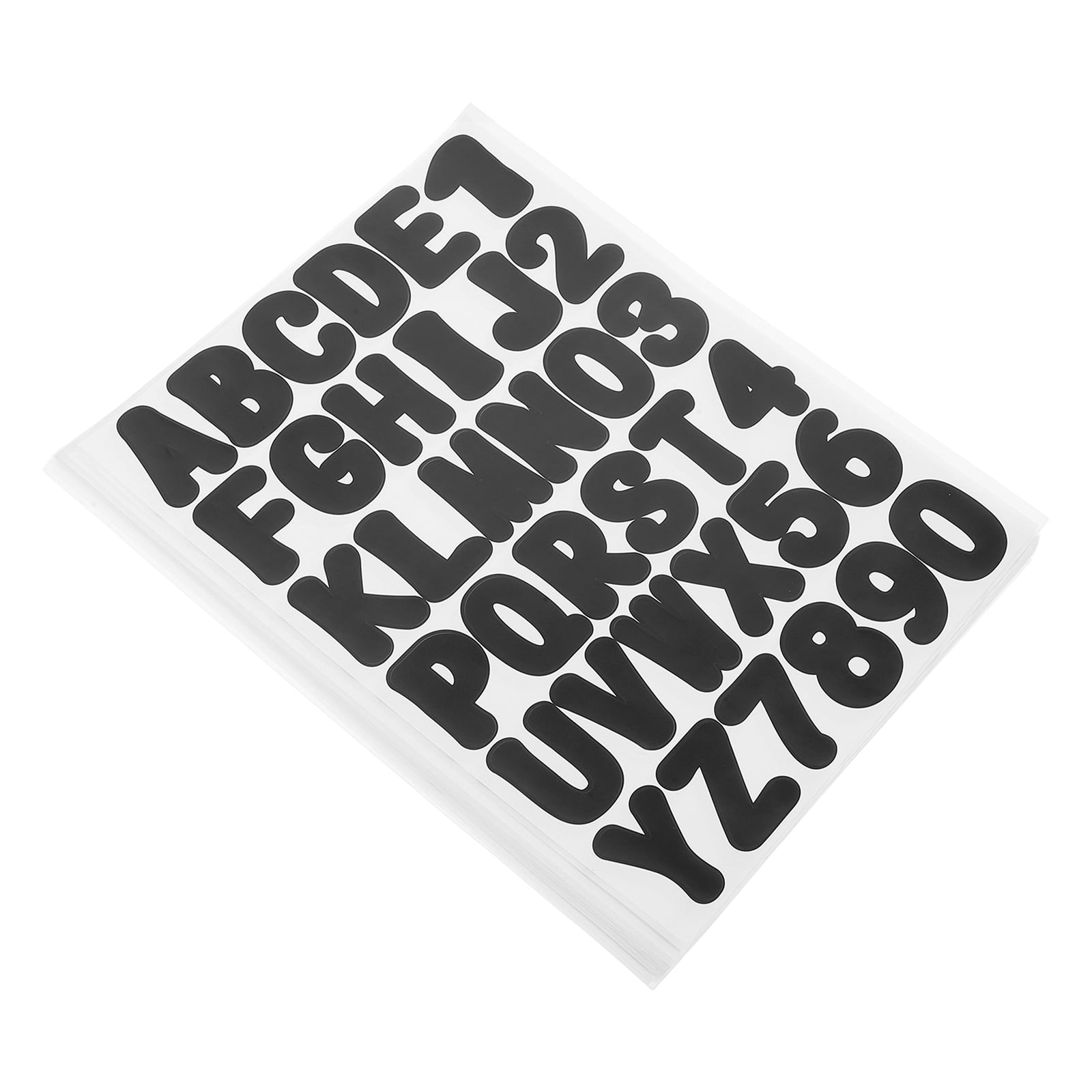 16 Sheets Vinyl Alphabet Stickers Self Adhesive Alphabet Number ...