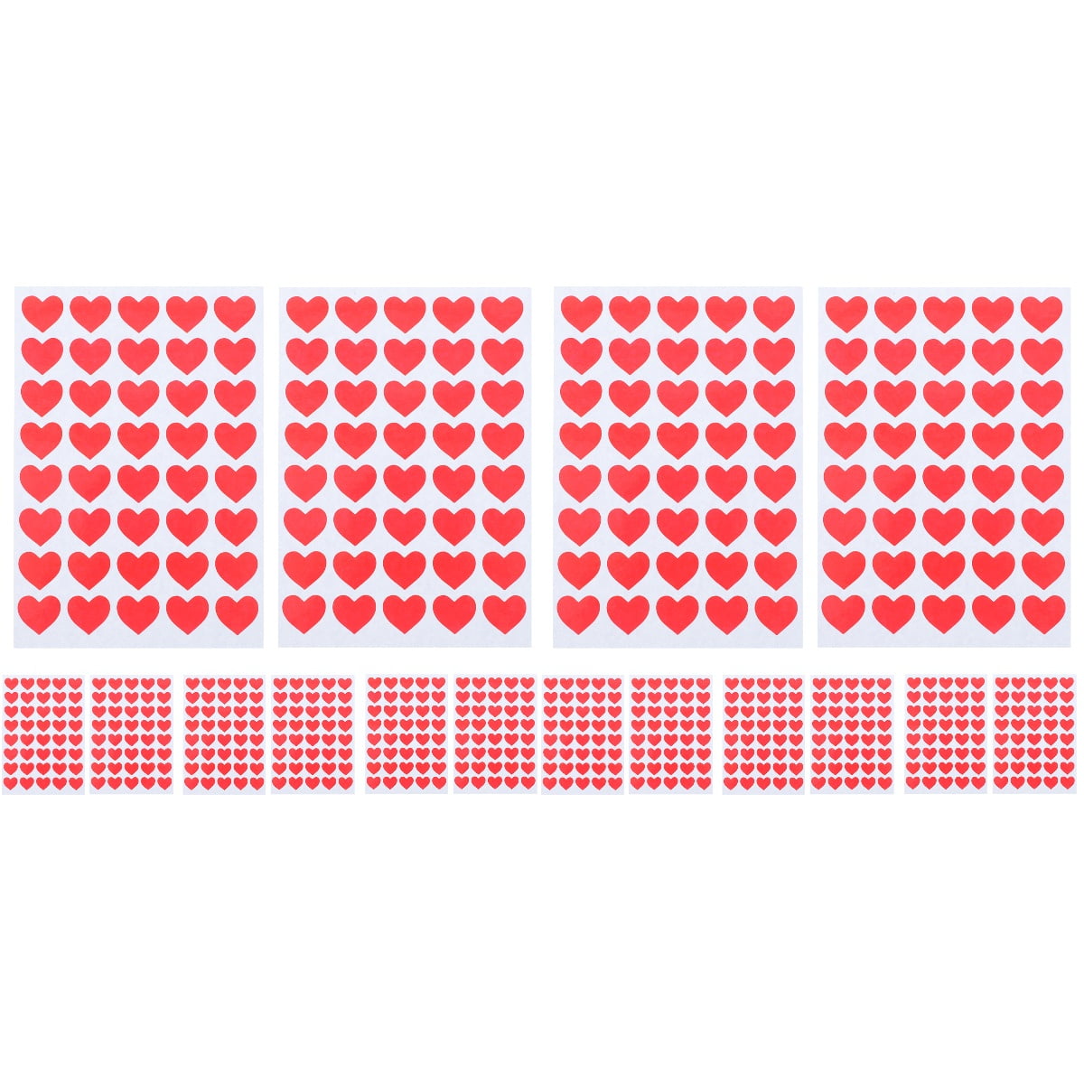 16 Sheets of Multi-function Reward Stickers Classroom Heart Stickers ...