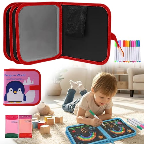 16 Sides Reusable Scribble Book - Reusable Scribble Book and Markers ...
