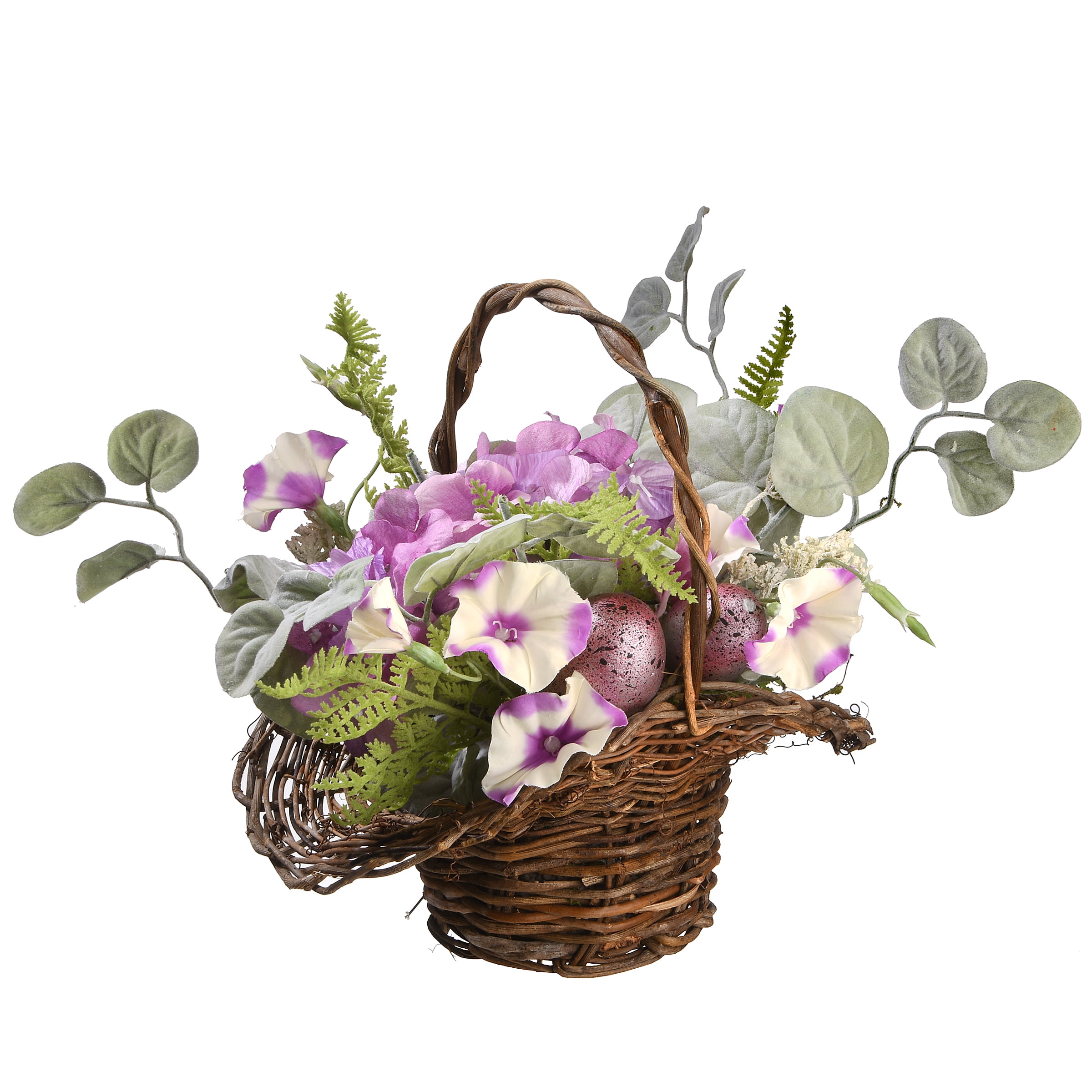 16" Spring Decorated Basket - Walmart.com