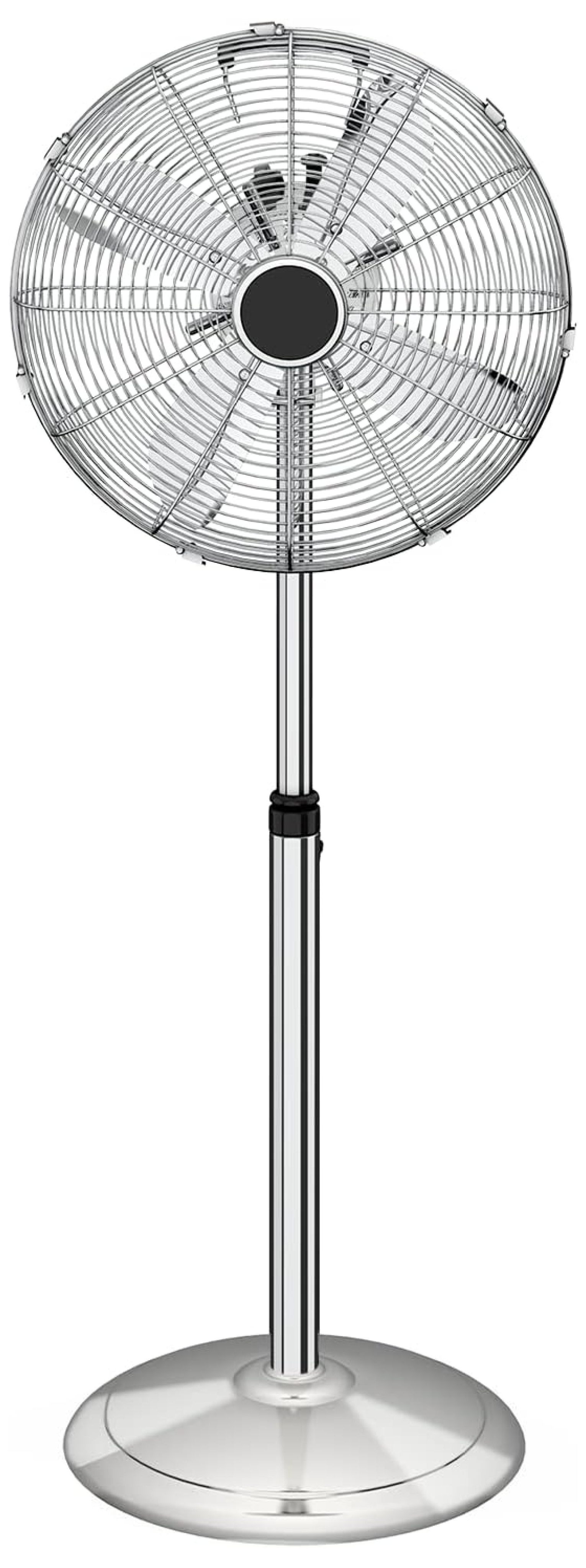 16" Stand Fan, Adjustable Heights, Horizontal Ocillation 75°, 3 ...