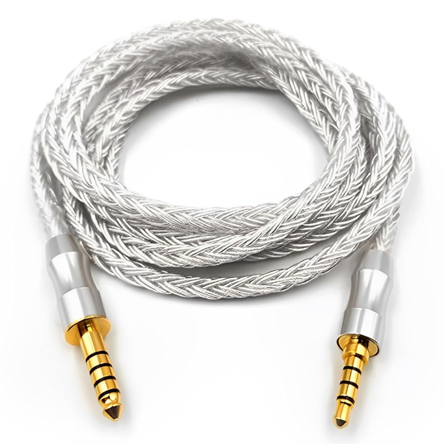 16-Strand 4.4mm to 3.5mm 6N OCC Balanced Cable 4ft Compatible with ATH ...