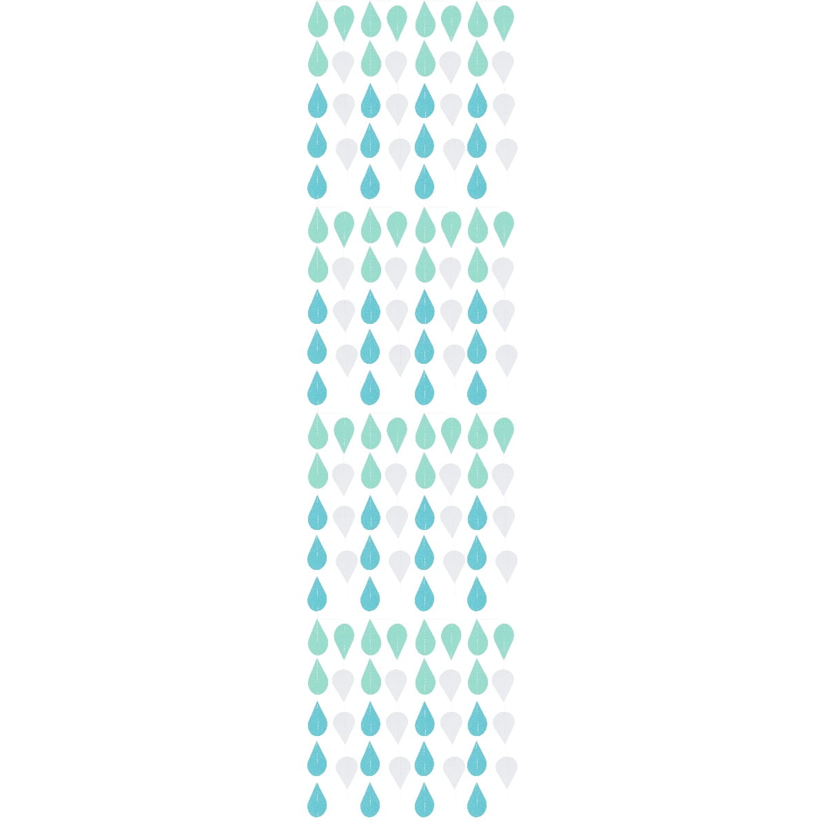 16 Strings of Decorative Raindrop Banners for Wedding, Baby Shower, and ...