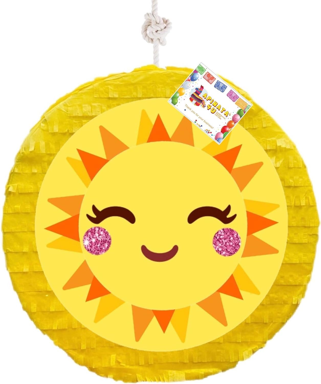 16” Sunshine Pinata Sun Shape You are my Sunshine Birthday Party ...