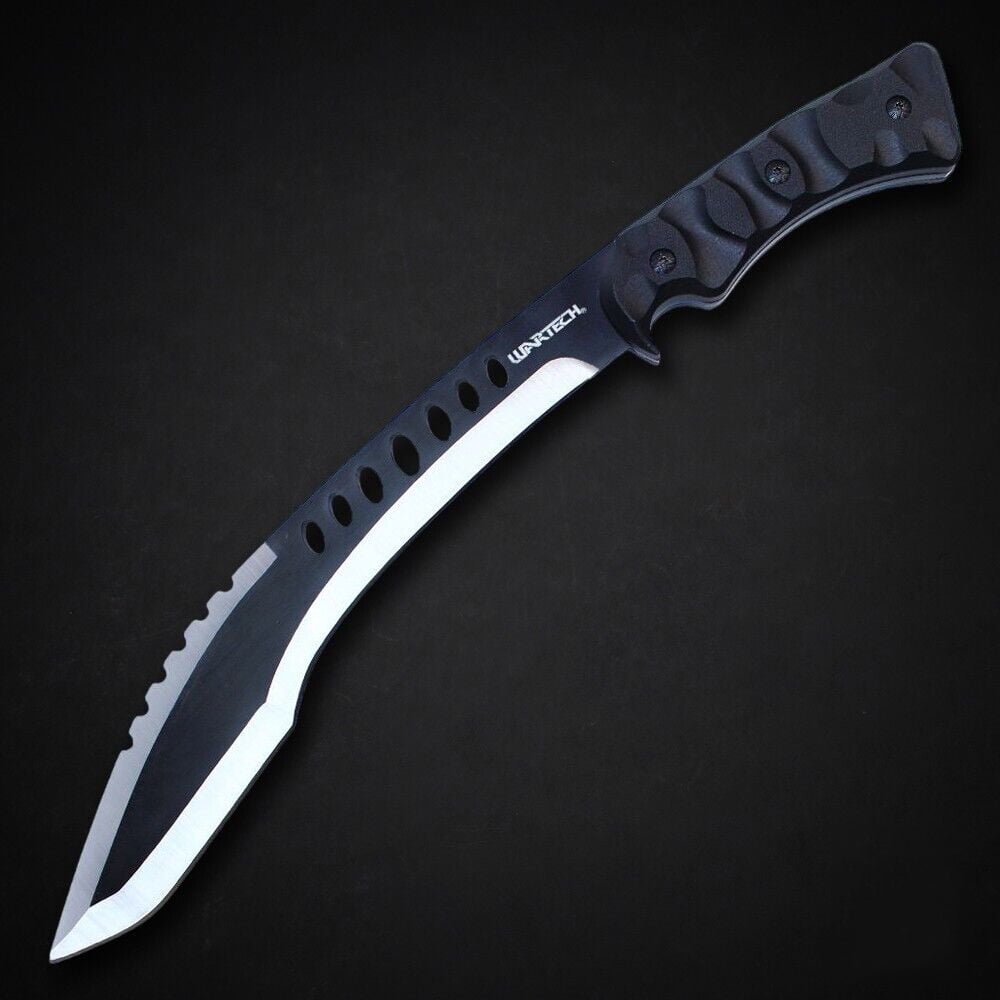Wartech 10.5 in Fixed Blade Tactical Knife, with Sheath - Walmart.com