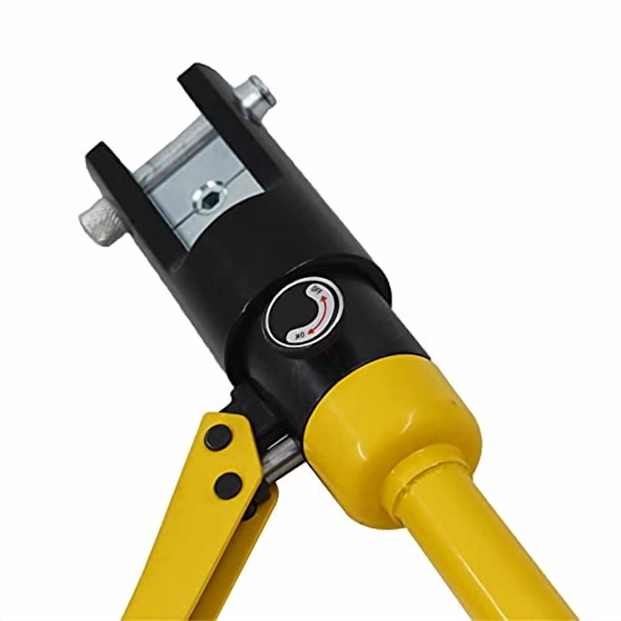 16 Ton Hydraulic Wire Crimper Battery Cable Lug Terminal Crimper ...