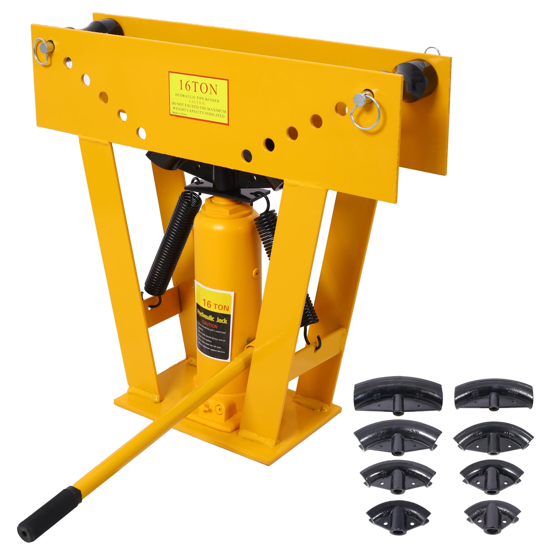 16 Ton Manual Hydraulic Pipe Tube Bender with 8 Dies for Steel Iron ...