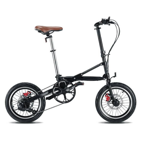 16" Ultra-Light Folding Bike for Adults, 1-Second Fold & Go Design, 33lbs Easy-Walk Bike, 95% ...