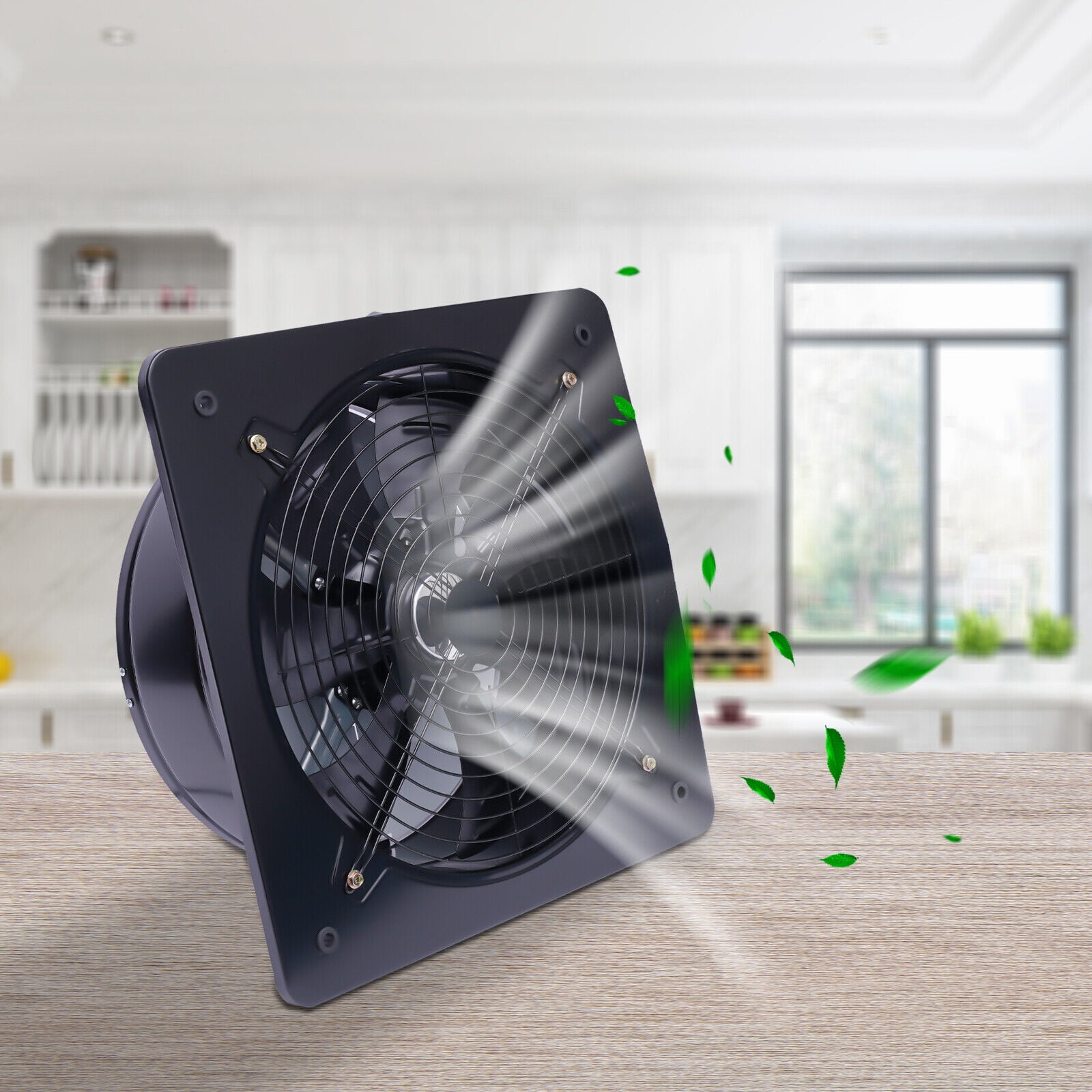 16" Ventilation Extractor Air Blower Fan Exhaust Wall Mounted Kitchen ...