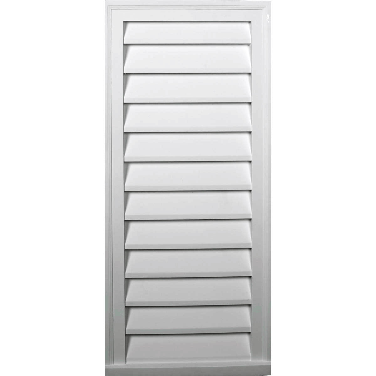 16"W x 27"H Rectangle Urethane Gable Vent Louver, Non-Functional ...