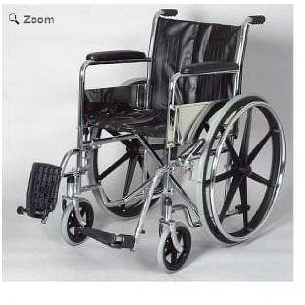 "16"" Manual Wheelchair with Fixed Arms and Detachable Footrest ...
