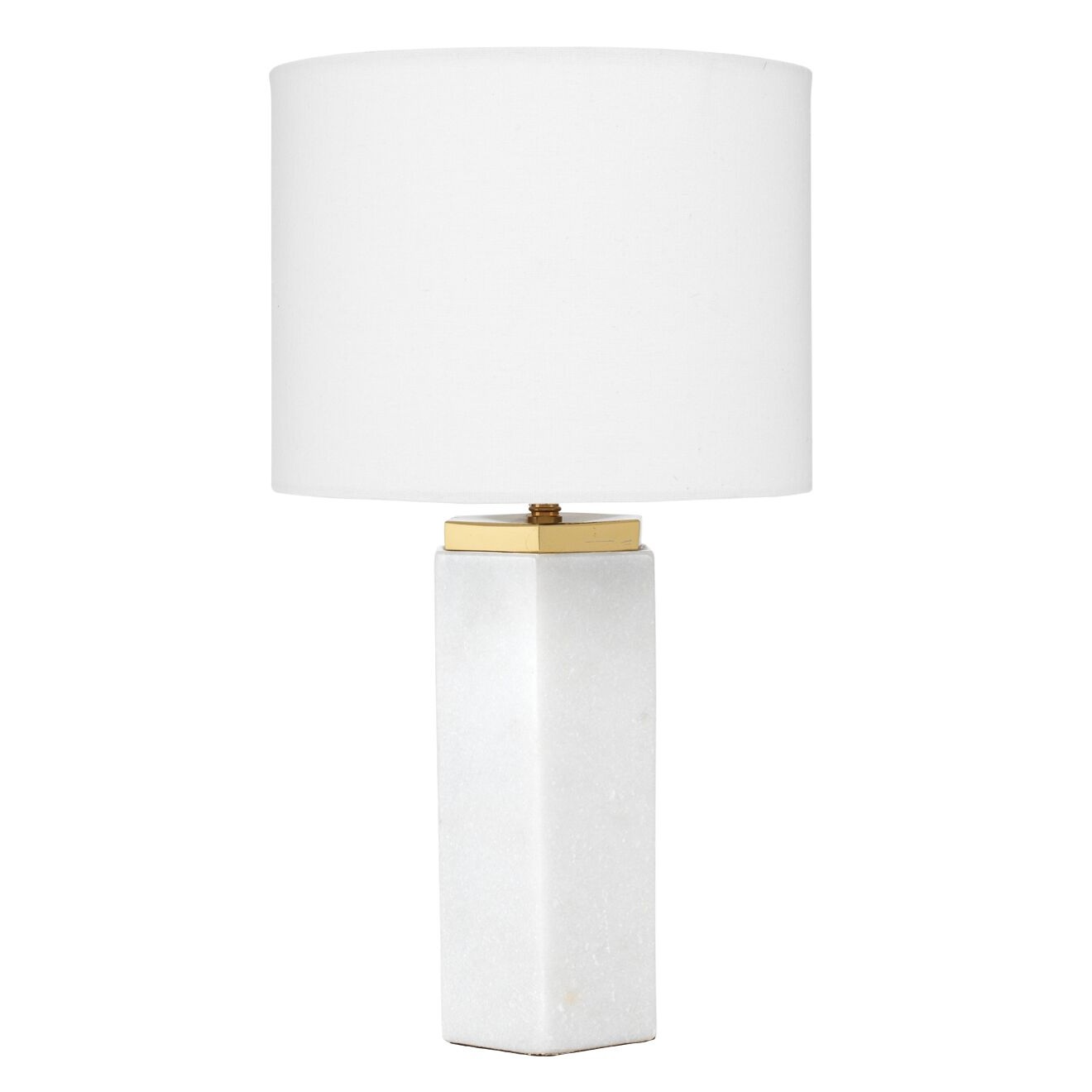 Safavieh Kaiden Modern Abstract 24 in. H Table Lamp, Clear/Brass Gold ...