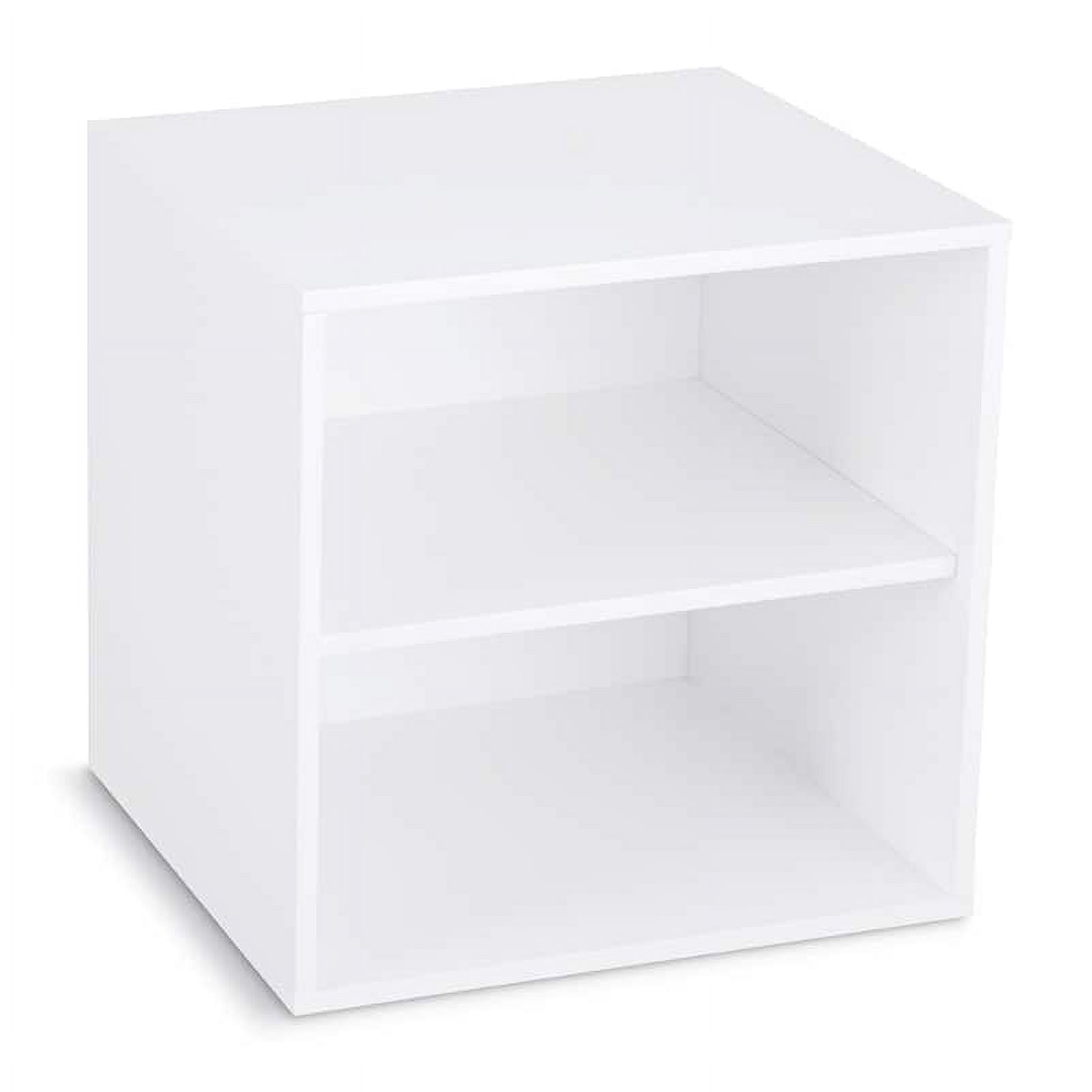 16" White Simply Tidy¬Æ Modular Cube Shelf - Cubic Storage Shelves ...