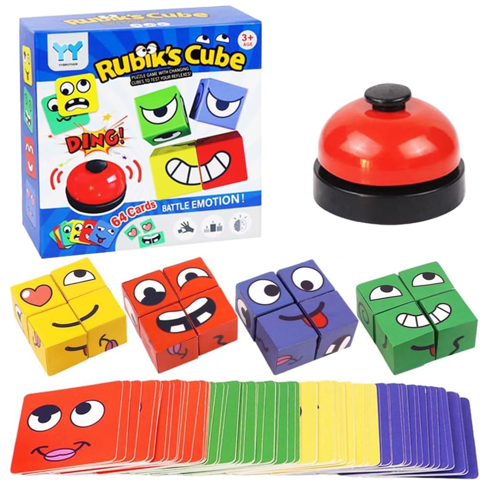 16 Wooden Cube Puzzle Wooden Changing Cube Game Wooden Cube Expression ...