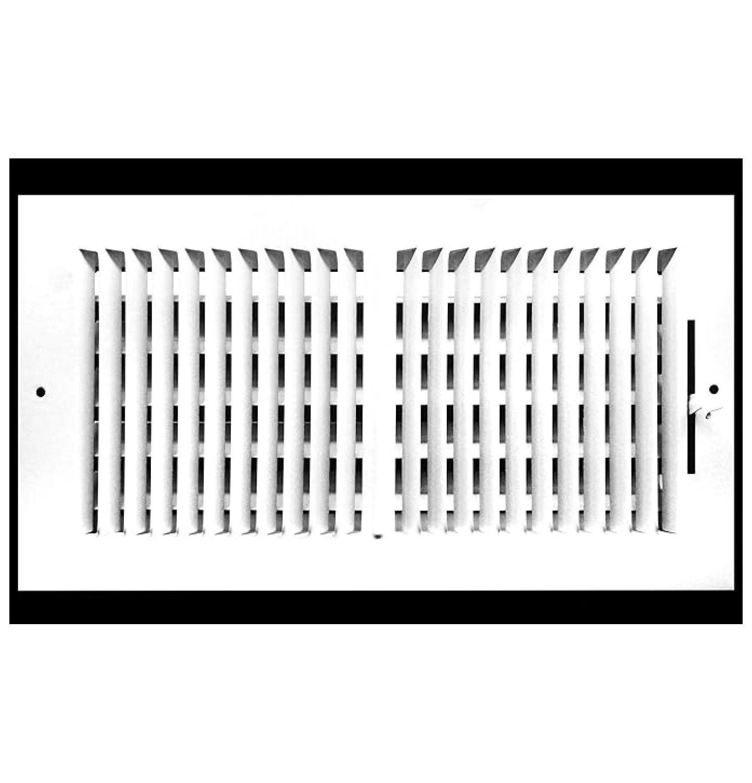 16" X 10" 2-Way-Vertical AIR Supply Grille - Vent Cover & Diffuser ...
