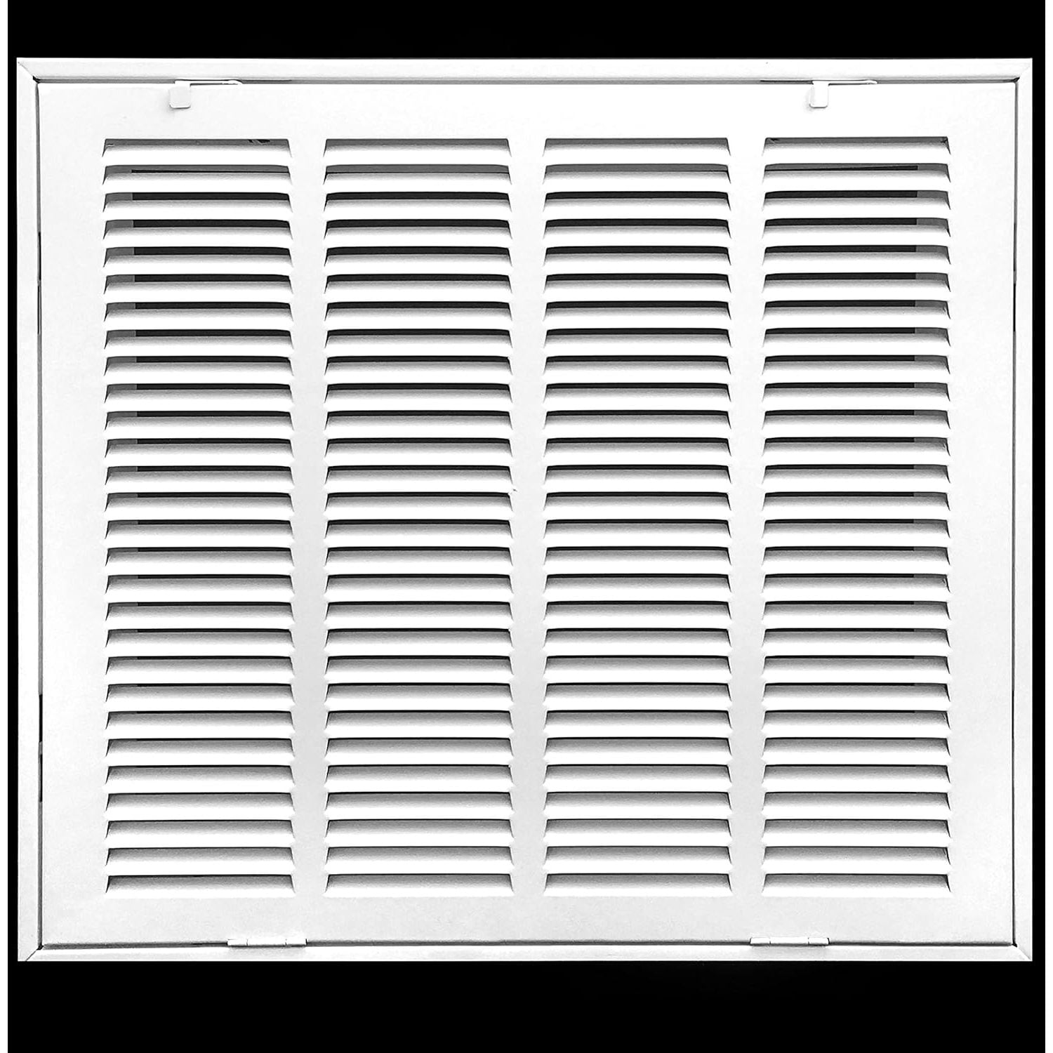 16" X 12 Steel Return Air Filter Grille for 1" Filter - Removable Face ...