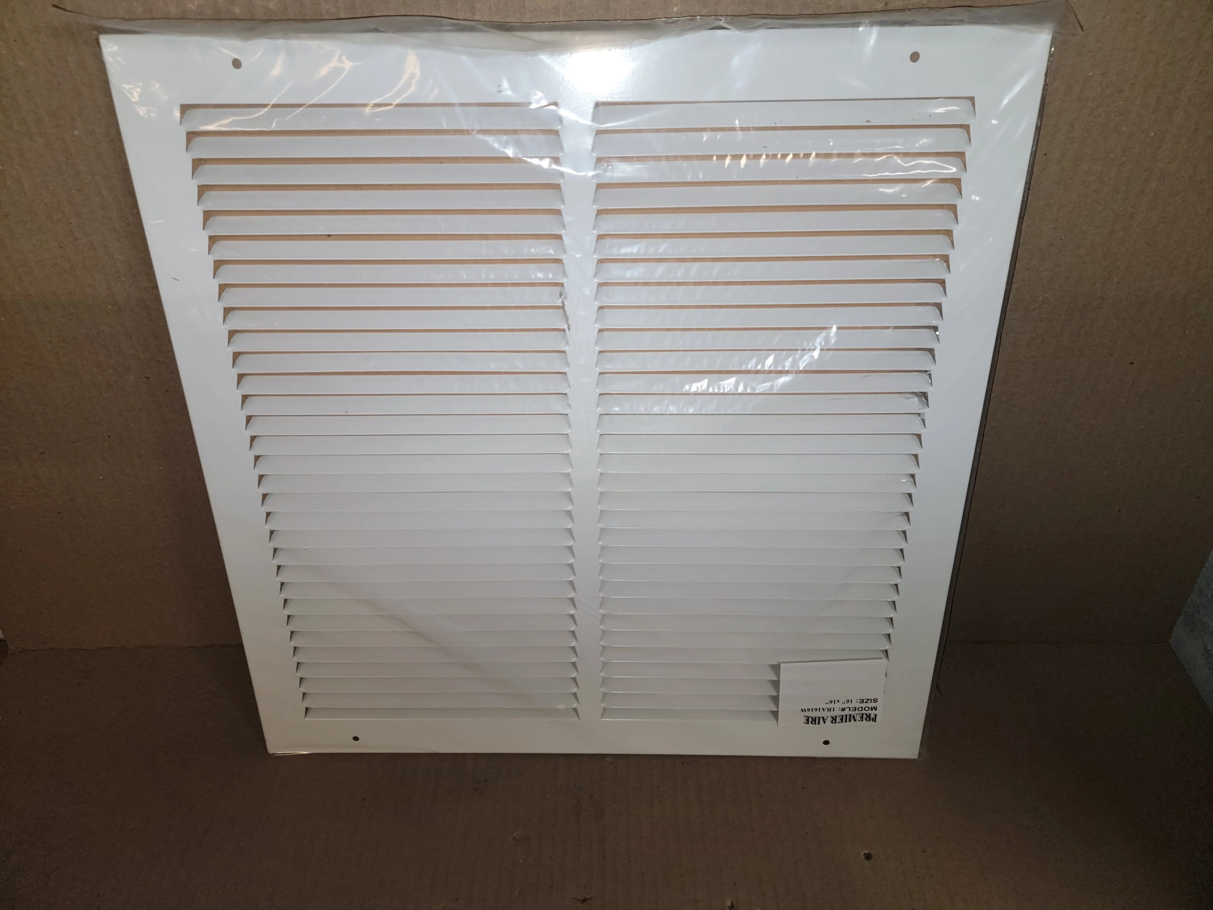 16" X 16" WHITE RETURN AIR GRILLE, (SOLD 10 PER CASE) - Walmart.com
