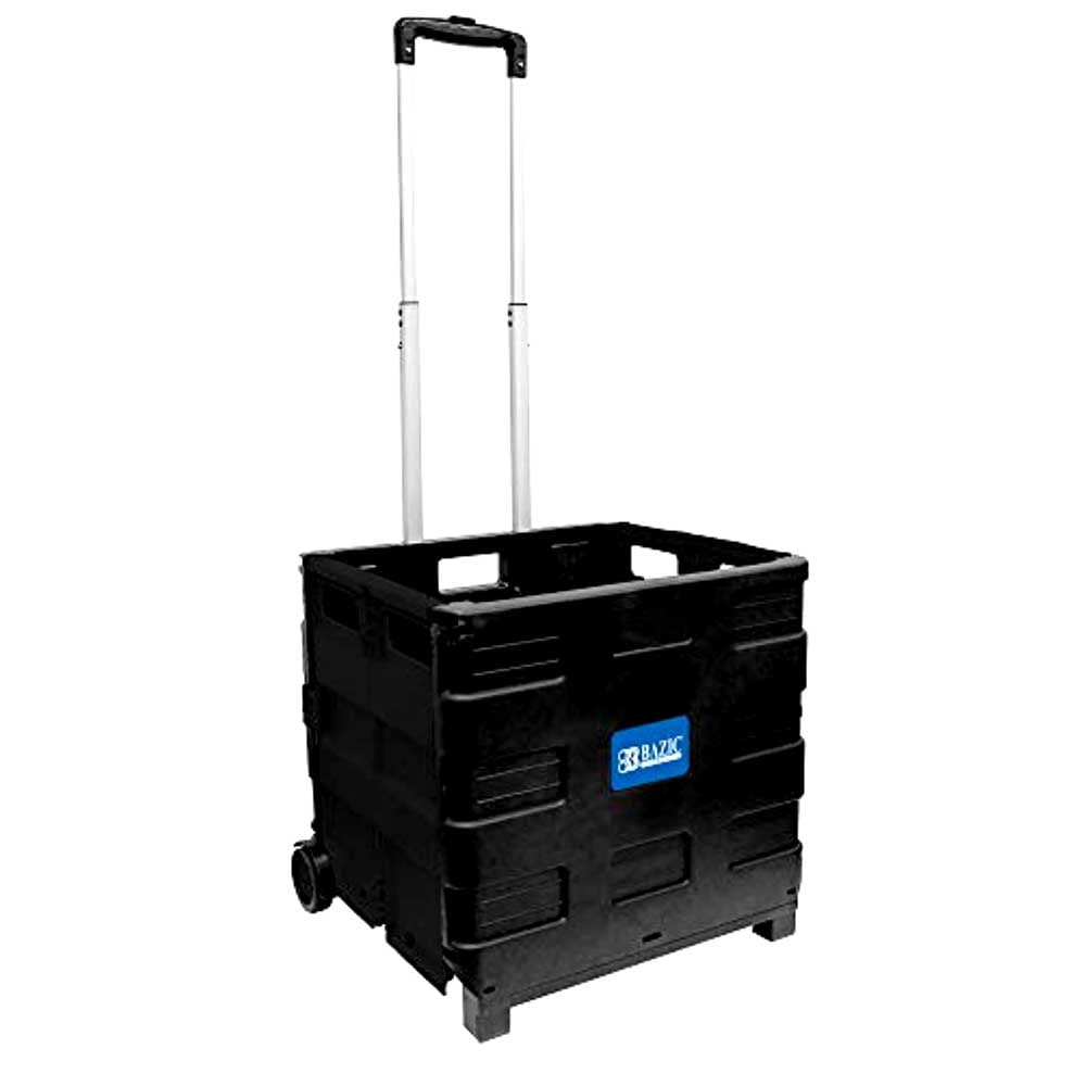 16" X 18" X 15" Collapsible Folding Utility Rolling Carts With ...