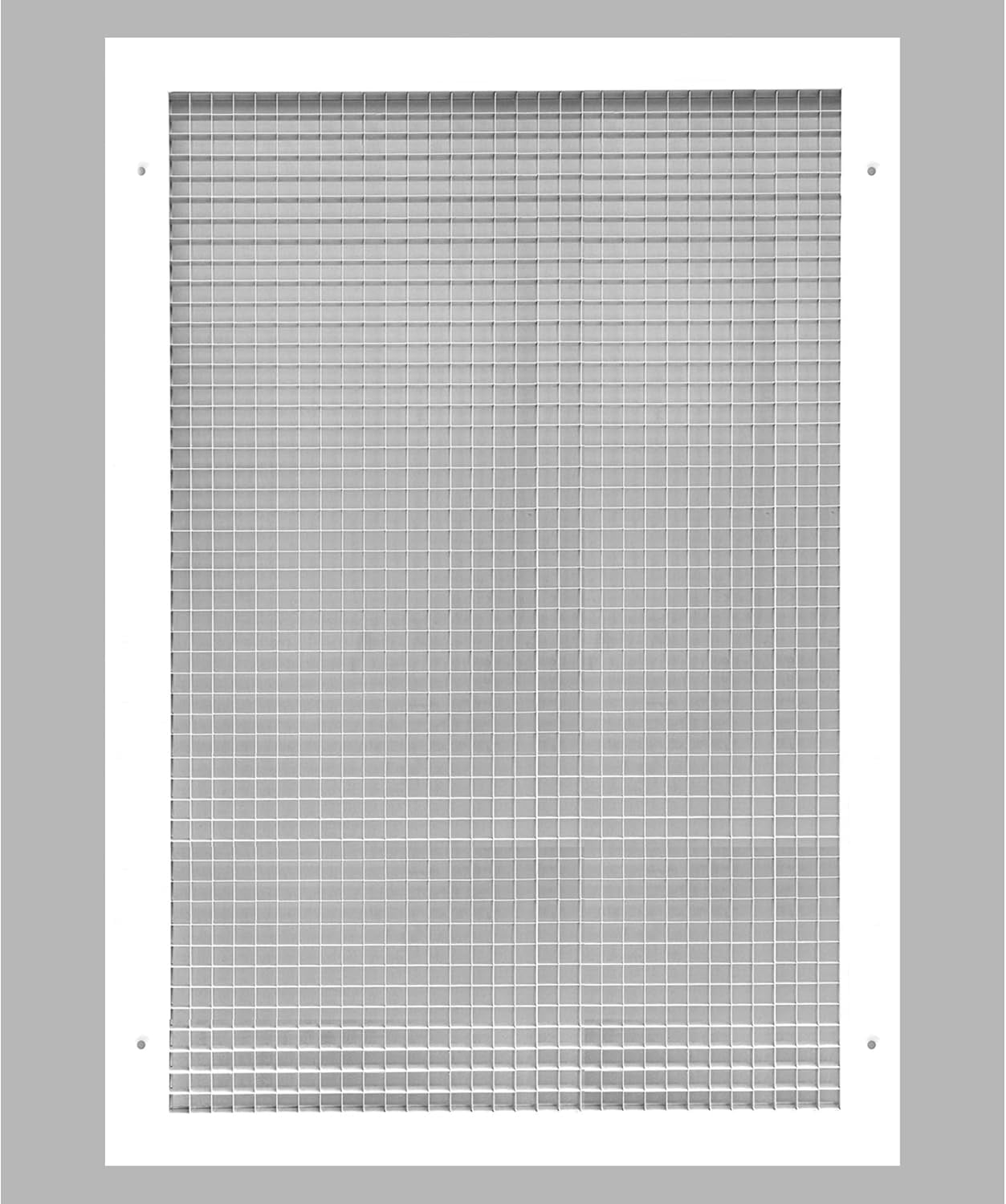 16" X 24" or 24" X 16" Cube Core Eggcrate Return Air Grille - Aluminum ...