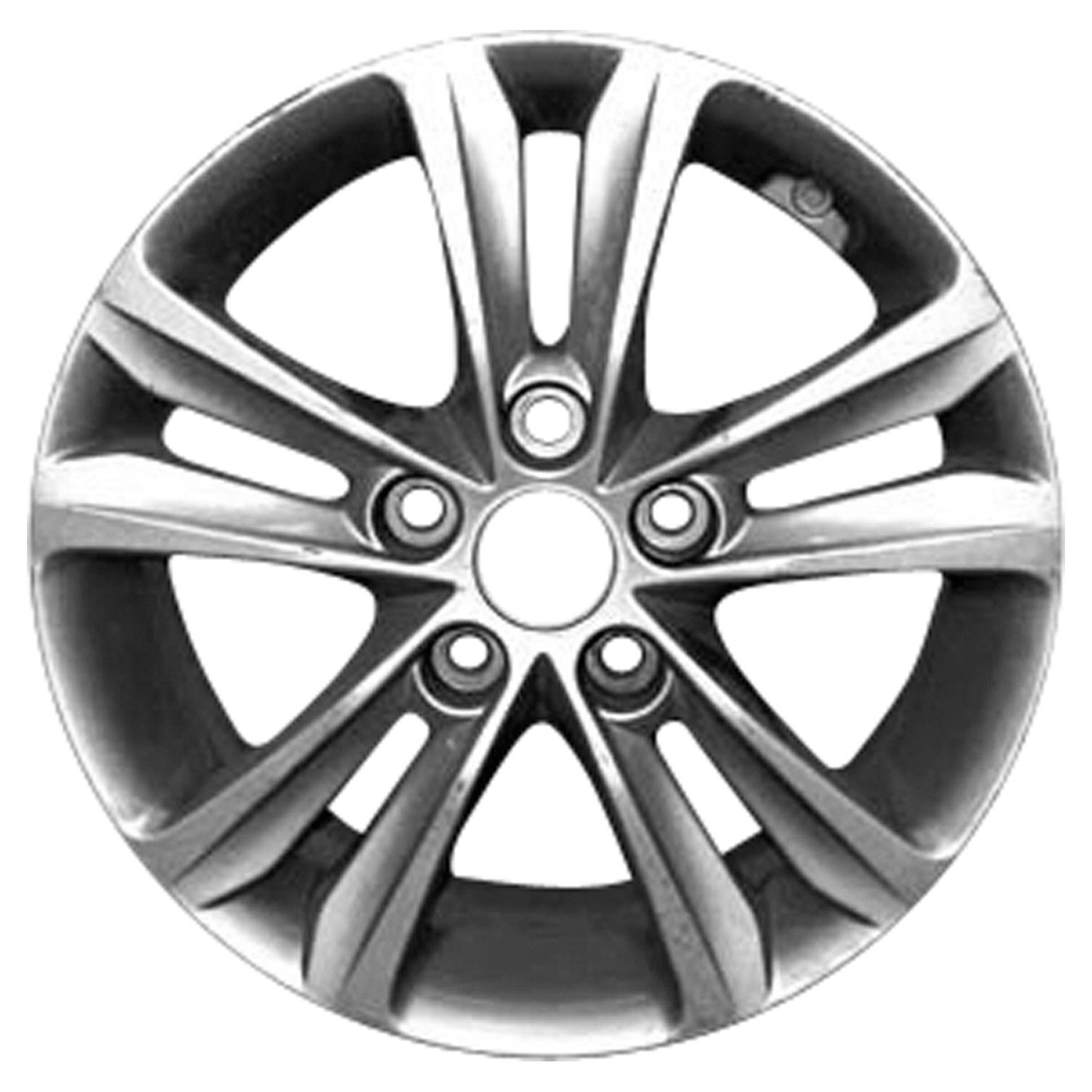 16 X 6.5 Reconditioned OEM Aluminum Alloy Wheel, Medium Sparkle Silver ...