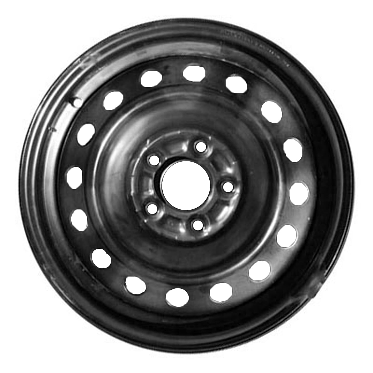 16 X 6.5 Reconditioned OEM Steel Wheel, Black, Fits 2010-2013 ...
