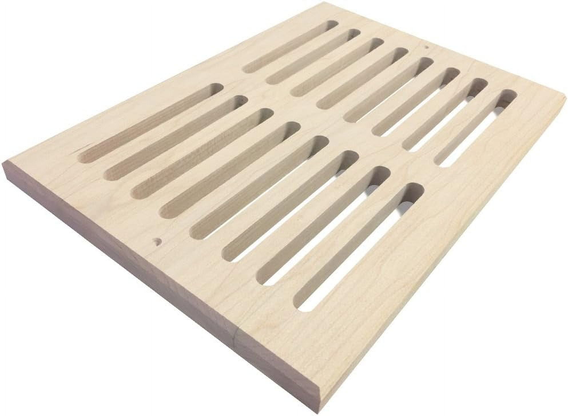 16 X 6 Unfinished Wood Vent Cover - Wood Register Cold Air Return Wall ...