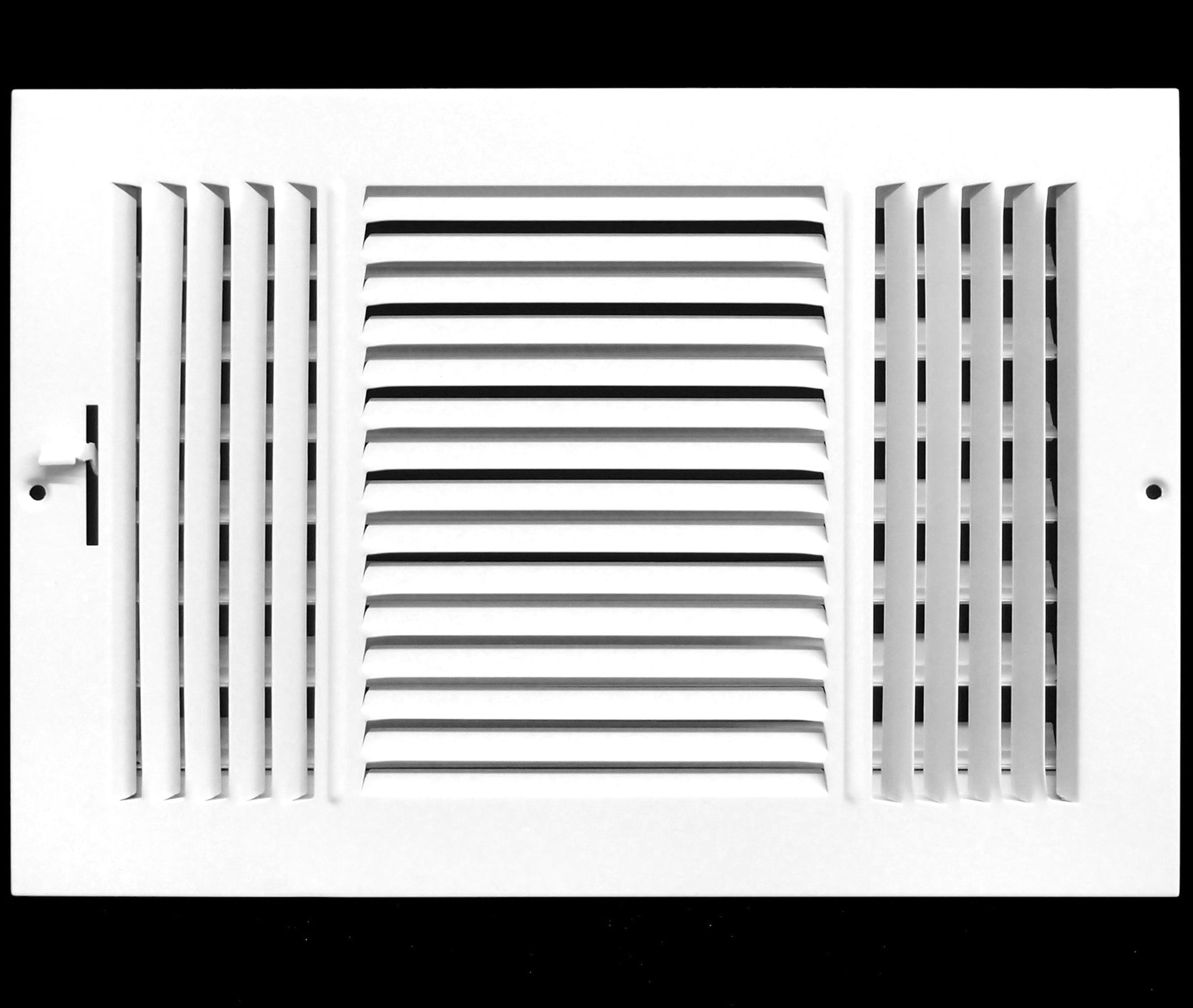 16" X 8" 3-Way AIR Supply Grille - Vent Cover & Diffuser - Flat Stamped ...