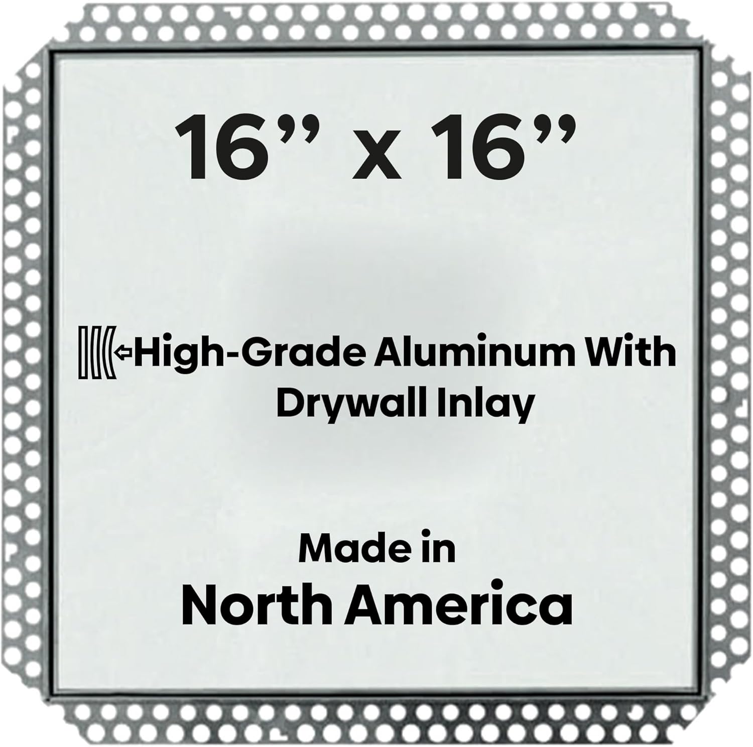 16" X 16" Access Panel, High-Grade Aluminum Frame Removable with 5/8 ...
