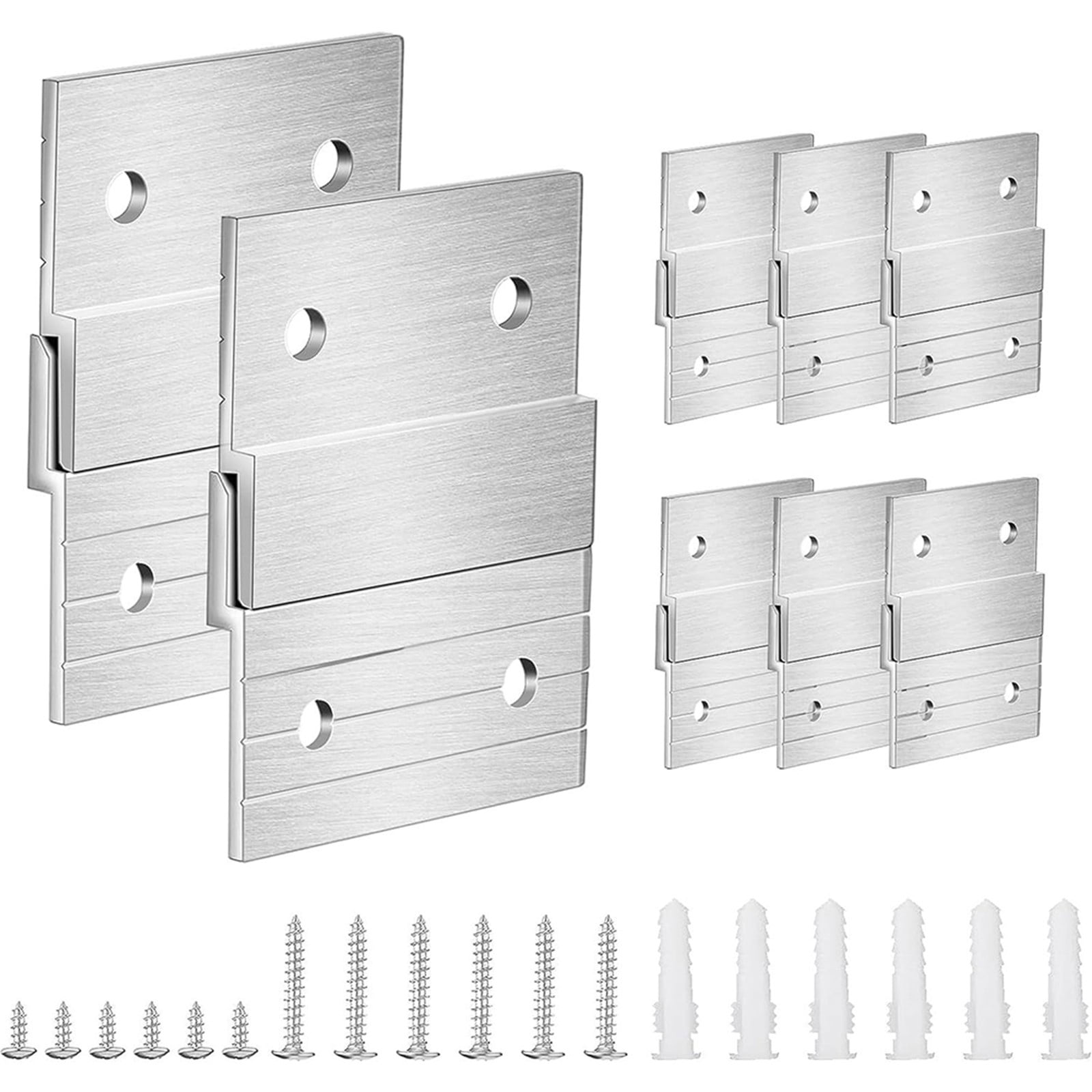 16 X Aluminum 2 Inch French Cleat Hanger, Heavy Duty Metal Picture ...