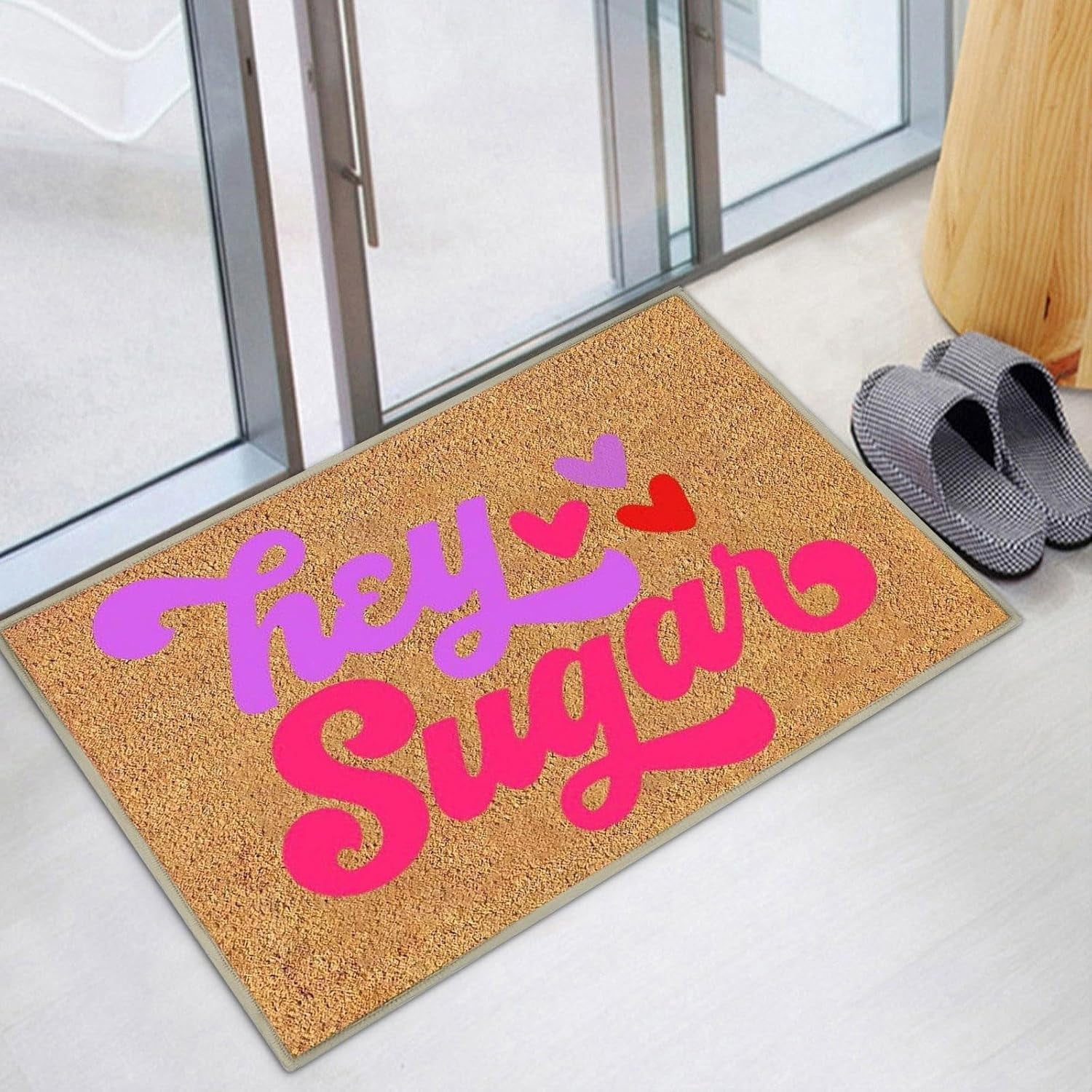 16"X24" Valentines Day Welcome Mat Outdoor|Entrance Door Rugs with Non ...