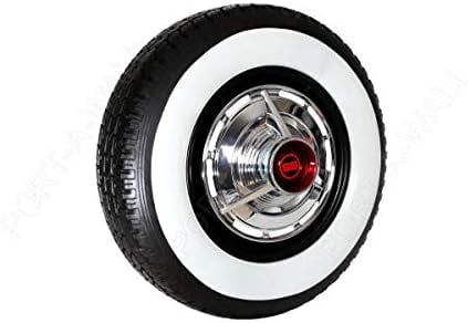 16" X3" Wide Big White Wall Portawall Tire Insert Trim Set 4 pcs ...