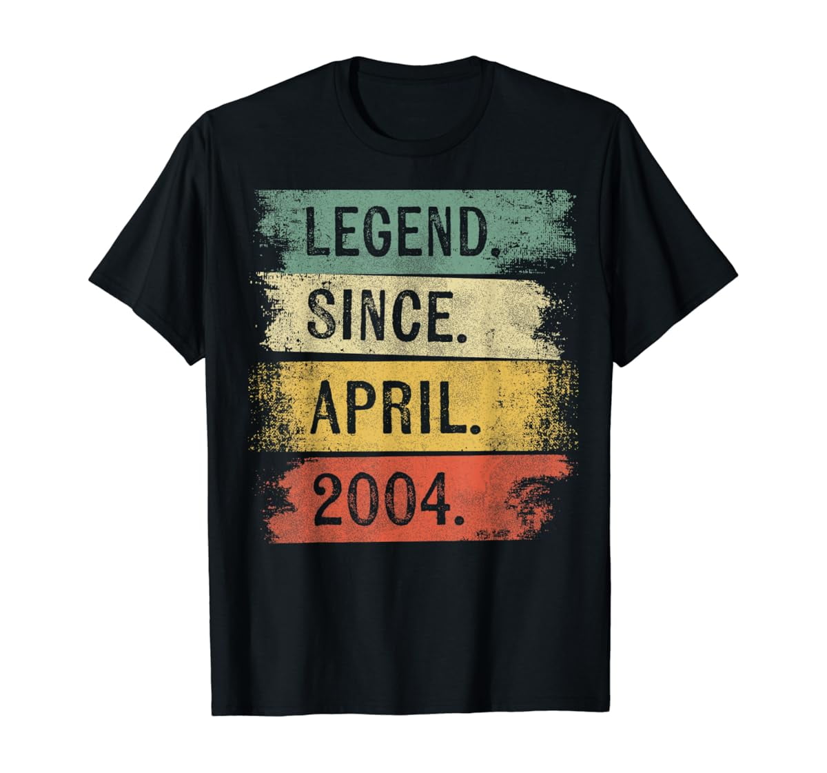 16 Year Old Gifts Legend Since April 2004 16th Birthday T-Shirt Vintage ...